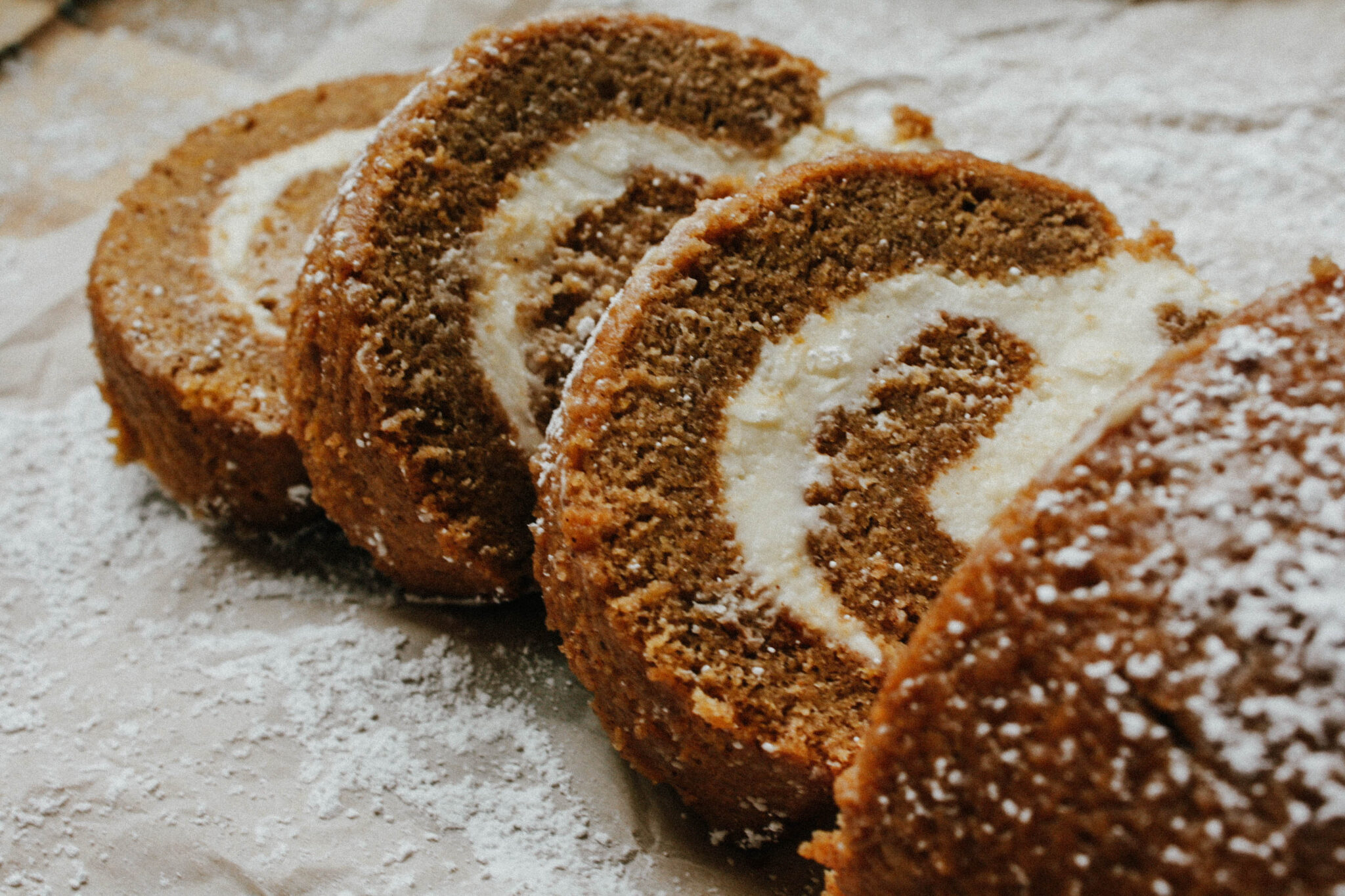 Pumpkin Roll with Cream Cheese Filling – Black Tie Apple Pie